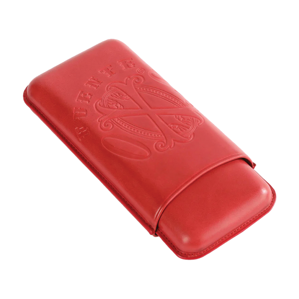 OpusX Society Spanish Nobuk Leather 3 Cigars Case Red – Devlin's