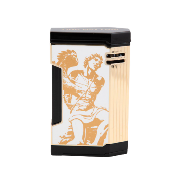 Prometheus Magma T “Never Back Down” LE 24 Gold on White Lighter – Devlin's