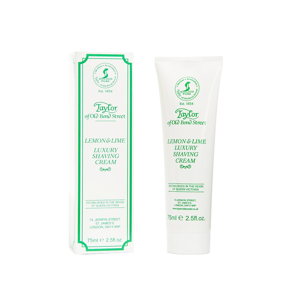 Taylor Lemon & Lime Shaving Cream 75ml Tube – Devlin's