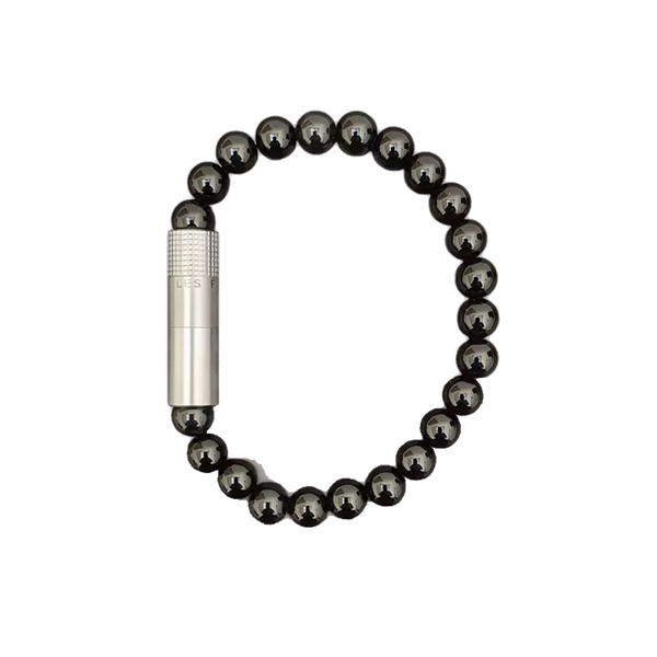 Punch Bracelet Les Fines Lames STEEL ONYX 8mm Medium – Devlin's